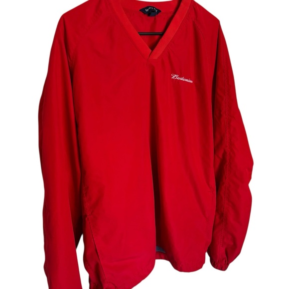 Sport-Tek | Jackets & Coats | Vintage 9s Budweiser Beer Windbreaker ...